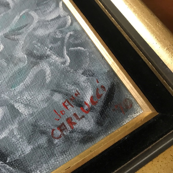 Wall Decor | Vintage Framed Clown Painting | Poshmark